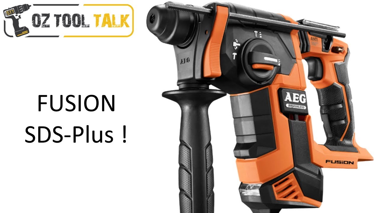 AEG FUSION 18V SDS-Plus Rotary Hammer Drill – BBH18BL / Ridgid Octane ...